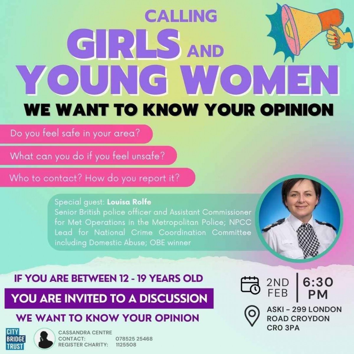 Raynes Park High School - Calling Girls and Young Women!